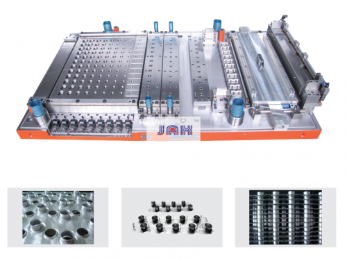 High collar height fin die